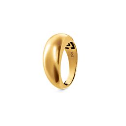 Tchibo - Breiter Ring - Damen - Gr. 19 - gold