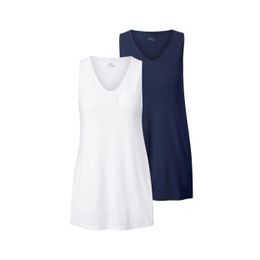 Tchibo - 2 Sporttops - Damen - Gr. M - dunkelblau