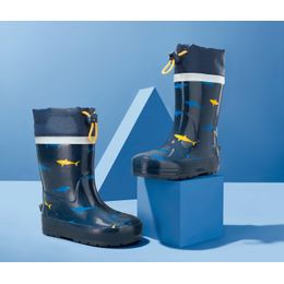 Tchibo - Kinder-Regenstiefel - Gr. 30-31 - dunkelblau/print