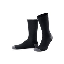 Tchibo - Winter-Funktions-Laufsocken - Unisex - Gr. 43-46 - schwarz