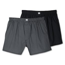Tchibo - 2 Web-Boxershorts - Herren - Gr. Xl/7 - schwarz/print