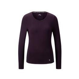 Tchibo - Langarm-Funktionsshirt - Damen - Gr. M - dunkellila