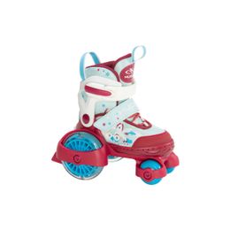 Hudora Rollschuh &raquo;My First Squad&laquo; LED - Gr. 30-33 - wei&szlig;