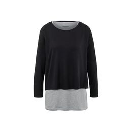 Tchibo - 2-in-1-Sportshirt - Damen - Gr. L - schwarz