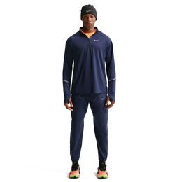 Nike Miler Dri-Fit UV Long Sleeve Bekleidung Herren blau M