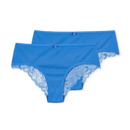 Tchibo - 2 Brazilslips - Damen - Gr. S - blau