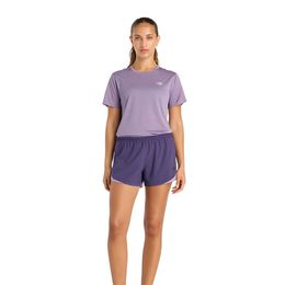New Balance Athletics T-Shirt Bekleidung Damen lila L