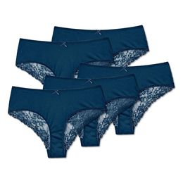 Tchibo - 5 Brazilslips - Damen - Gr. L - dunkelblau