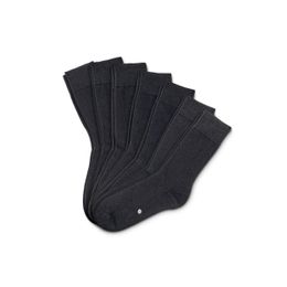 Tchibo - 7 Paar Socken - Herren - Gr. 44-46 - schwarz
