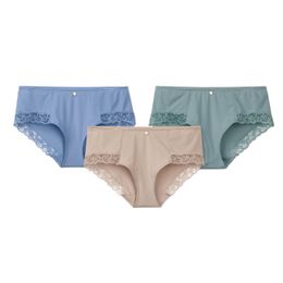 Tchibo - 3 Pantys - Damen - Gr. XL - beige