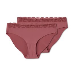 Tchibo - 2 Magic-Cut-Slips - Damen - Gr. S - terrakotta