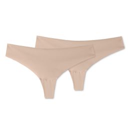 Tchibo - 2 Magic-Cut-Strings - Damen - Gr. M - beige