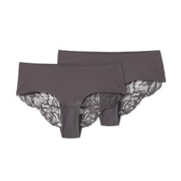 Tchibo - 2 Magic-Cut-Brazilslips - Damen - Gr. XS - taupe
