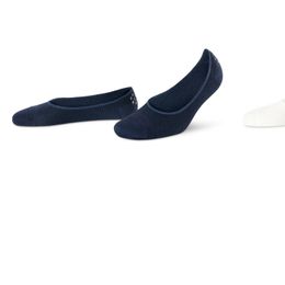 Tchibo - 2 Paar Sneaker-F&uuml;&szlig;linge - Damen - Gr. 35-37 - dunkelblau