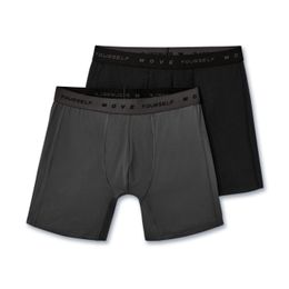 Tchibo - 2 Sport-Slipboxer - Herren - Gr. M/5 - schwarz