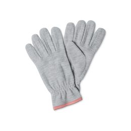 Tchibo - Fleece-Handschuhe - Damen - Gr. 6,5 - hellgrau