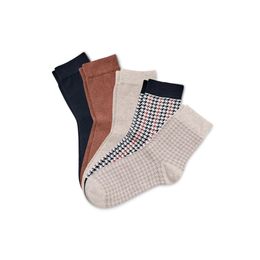 Tchibo - 5 Paar Socken - Damen - Gr. 39-42 - dunkelblau