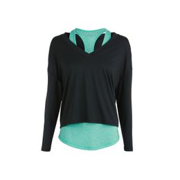 Tchibo - 3-in-1-Sportshirt - Damen - Gr. L - schwarz