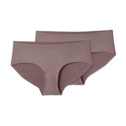 Tchibo - 2 Magic-Cut-Pantys - Damen - Gr. S - braun