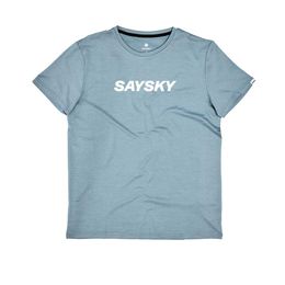 Saysky Logo Pace T-Shirt Bekleidung Herren blau M
