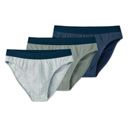Tchibo - 3 Slips - Herren - Gr. L/6 - hellgrau/print