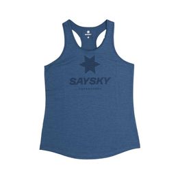 Saysky Logo Combat Pro Singlet Bekleidung Damen blau XS