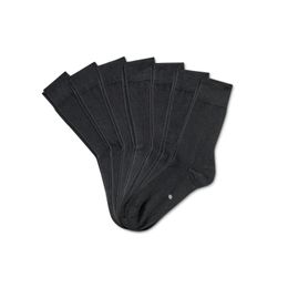Tchibo - 7 Paar Socken - Herren - Gr. 44-46 - schwarz