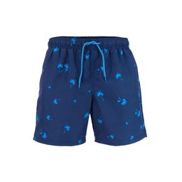 Tchibo - Badeshorts - Herren - Gr. XL - dunkelblau/print