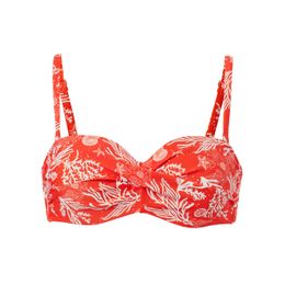 Tchibo - Bikini-Top &raquo;Multistyle&laquo; - Damen - Gr. 80A - wei&szlig;/print