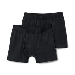 Tchibo - 2 Slipboxer mit Eingriff - Herren - Gr. S/4 - schwarz