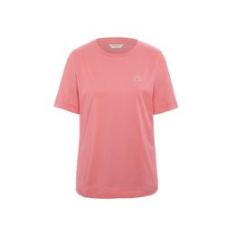 Tchibo - T-Shirt mit Stickerei - Damen - Gr. XL - wei&szlig;