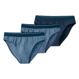 Tchibo - 3 Slips - Herren - Gr. M/5 - dunkelblau/gestreift