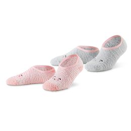 Tchibo - 2 Paar Hausschuh-Socken - Damen - Gr. 39-42 - wei&szlig;/gestreift