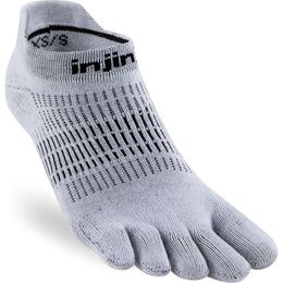 injinji Run Lightweight No-Show Bekleidung Damen grau M