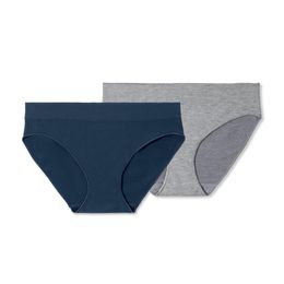 Tchibo - 2 Seamless-Slips - Damen - Gr. L - dunkelblau