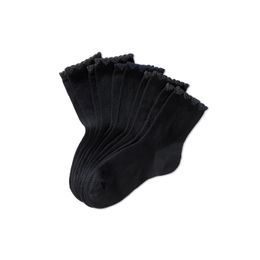 Tchibo - 5 Paar Socken - Damen - Gr. 35-38 - schwarz