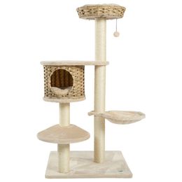 ZooRoyal Premium Kratzbaum Java 121,5 cm mit H&ouml;hle beige