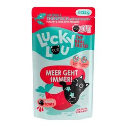 Lucky Lou Lifestage Adult Gefl&uuml;gel & Thunfisch Katzen-Nassfutter getreidefrei 16x125g