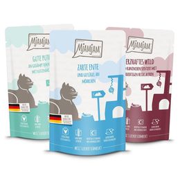 MjAMjAM Quetschie Probierpaket 2 Katzen-Nassfutter getreidefrei 12x125g