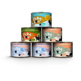 Lucky Lou Lifestage Adult Wild-Mix Katzen-Nassfutter getreidefrei 6x200g