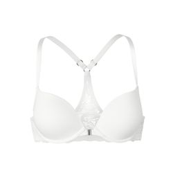 Tchibo - Push-up-BH mit Ringerr&uuml;cken - Damen - Gr. 75A - wei&szlig;