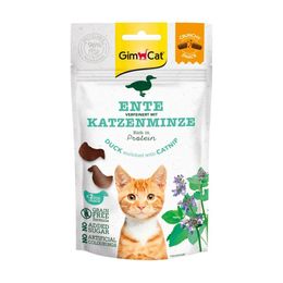Gimcat Crunchy Snacks Ente mit Katzenminze Katzensnacks getreidefrei 12x50g