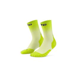 CEP Run Edt. Fade Mid Cut Socks Bekleidung Damen gr&uuml;n L