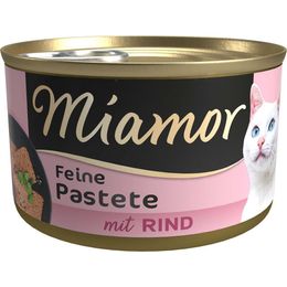 Miamor Pastete Rind Katzen-Nassfutter ohne Zuckerzusatz 24x85g