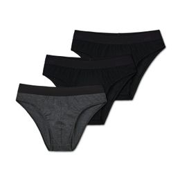Tchibo - 3 Slips mit Modal - Herren - Gr. M/5 - anthrazit/gestreift