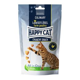 Happy Cat Culinary Crunchy Snack Land-Gefl&uuml;gel Katzensnacks All in One Concept 5x70g