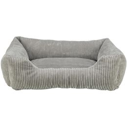Trixie orthop&auml;disches Hundebett Cord Jonna grau 100x70cm