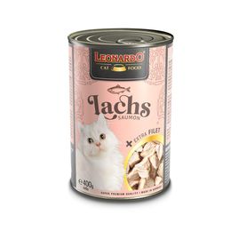 Leonardo Lachs + extra Filet Katzen-Nassfutter getreidefrei 6x400g