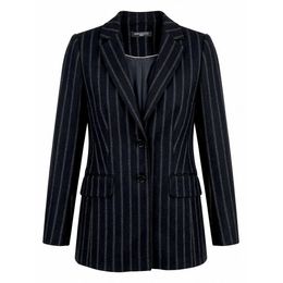 Fadenmeister Berlin - Long-Blazer, blau, Gr. 44 / L - Wolle