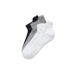 Tchibo - 3 Paar Unisex-Profi-Laufsocken - Unisex - Gr. 35-38 - hellgrau